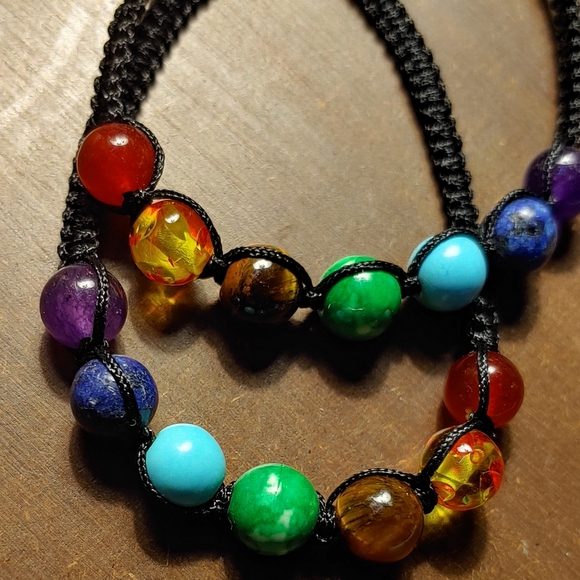 Hand Crafted | Jewelry | 7 Chakra Healing Beads Bracelet | Poshmark
